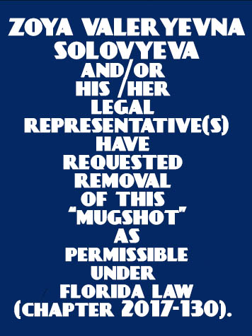 ZOYA VALERYEVNA SOLOVYEVA Photo Image