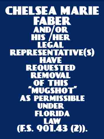 CHELSEA MARIE FABER Mugshot